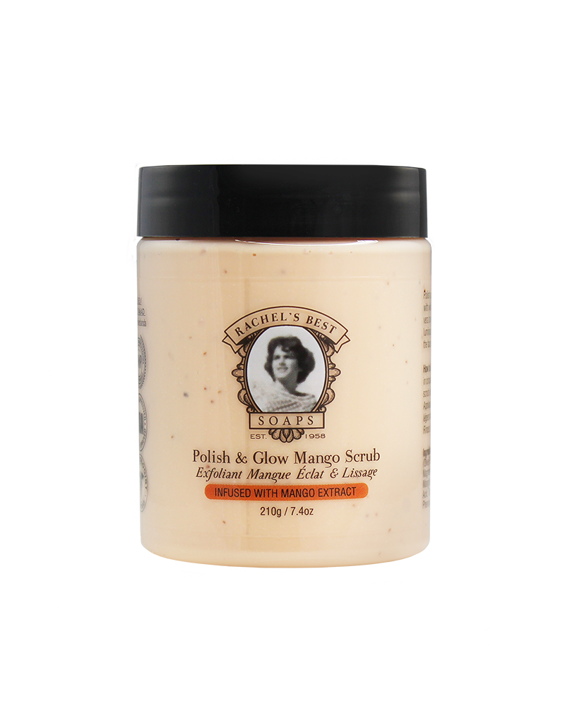 Polish & Glow Mango Scrub - Rachel's Best Soaps
